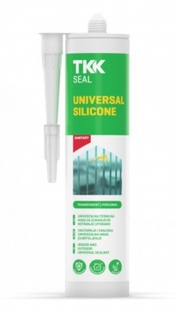 TKK univerzálny silikón transparentný, 260ml - Silikóny, tmely a pištole | MADMAT.sk